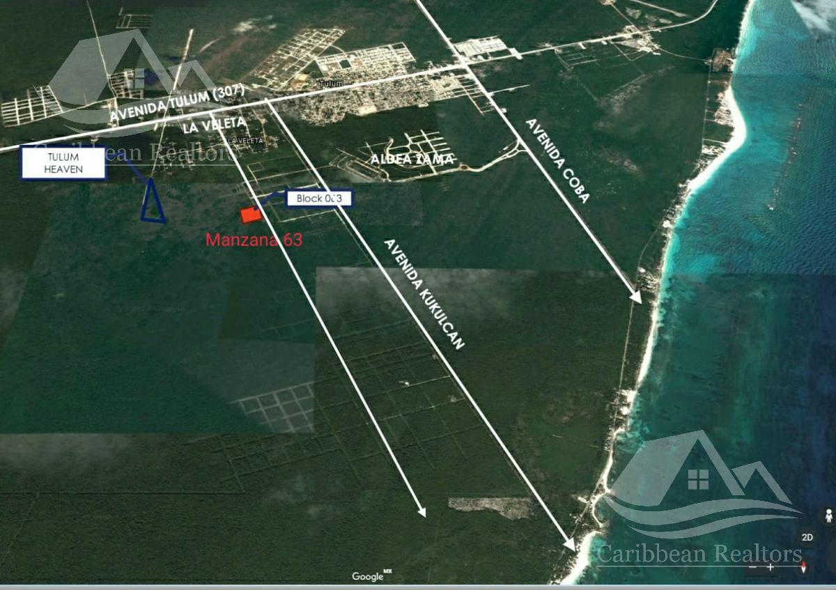 Venta | Terreno en Venta en Tulum Riviera Maya Region 15 Veleta | KCU3390
